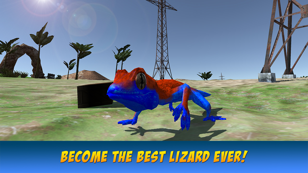 Wild Lizard Simulator 3D: Animal Dash Predator Game | Exotic Animal ...