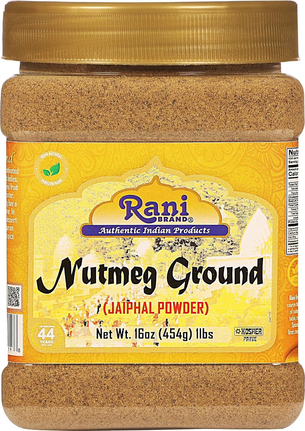 Amazon.com: Rani Nutmeg (Jaiphul) Ground Powder Spice 16oz (1lb) 454g ...
