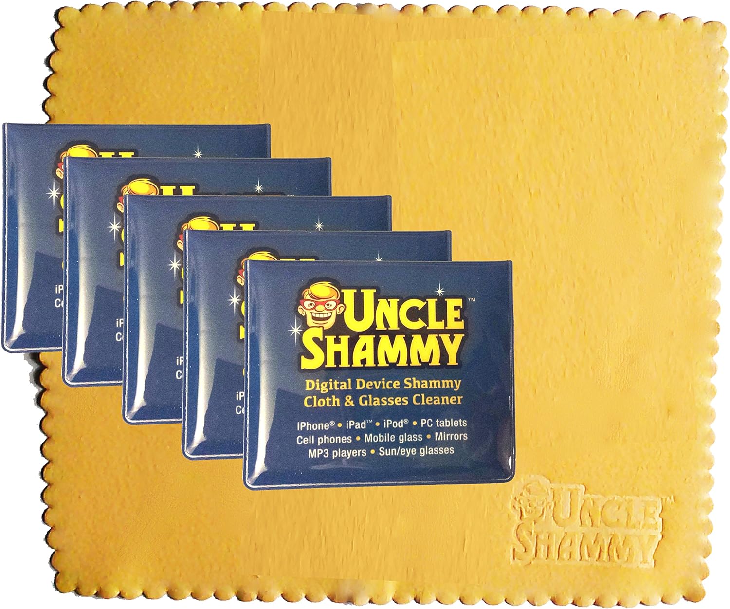 Amazon.com: New Digital Device Uncle Shammy Small Cleaning Cloth 5 Pack ...