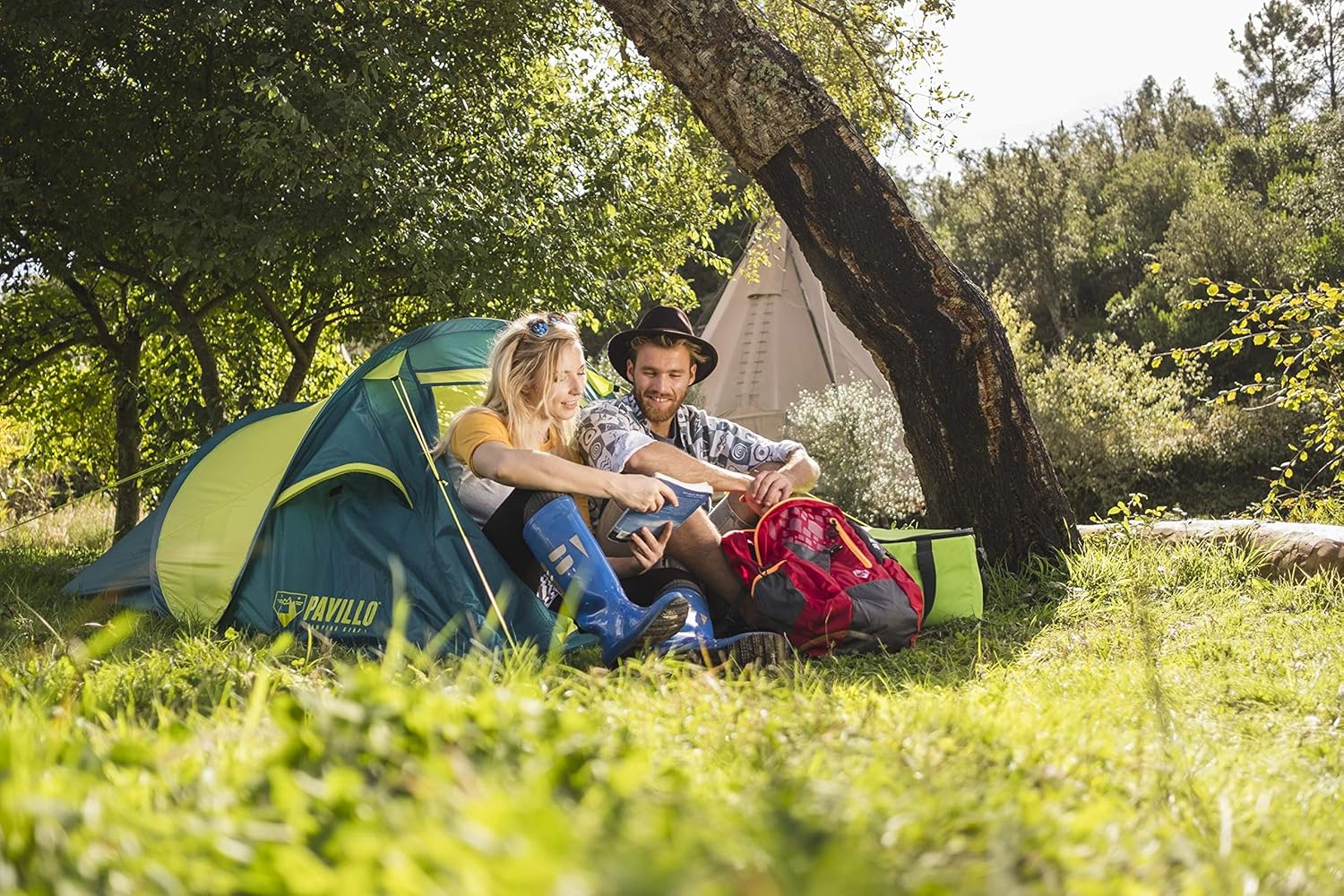 Pavillo Bestway Pop Up Tent Cool Quick 2 220 x 120 x 90 cm, Self ...