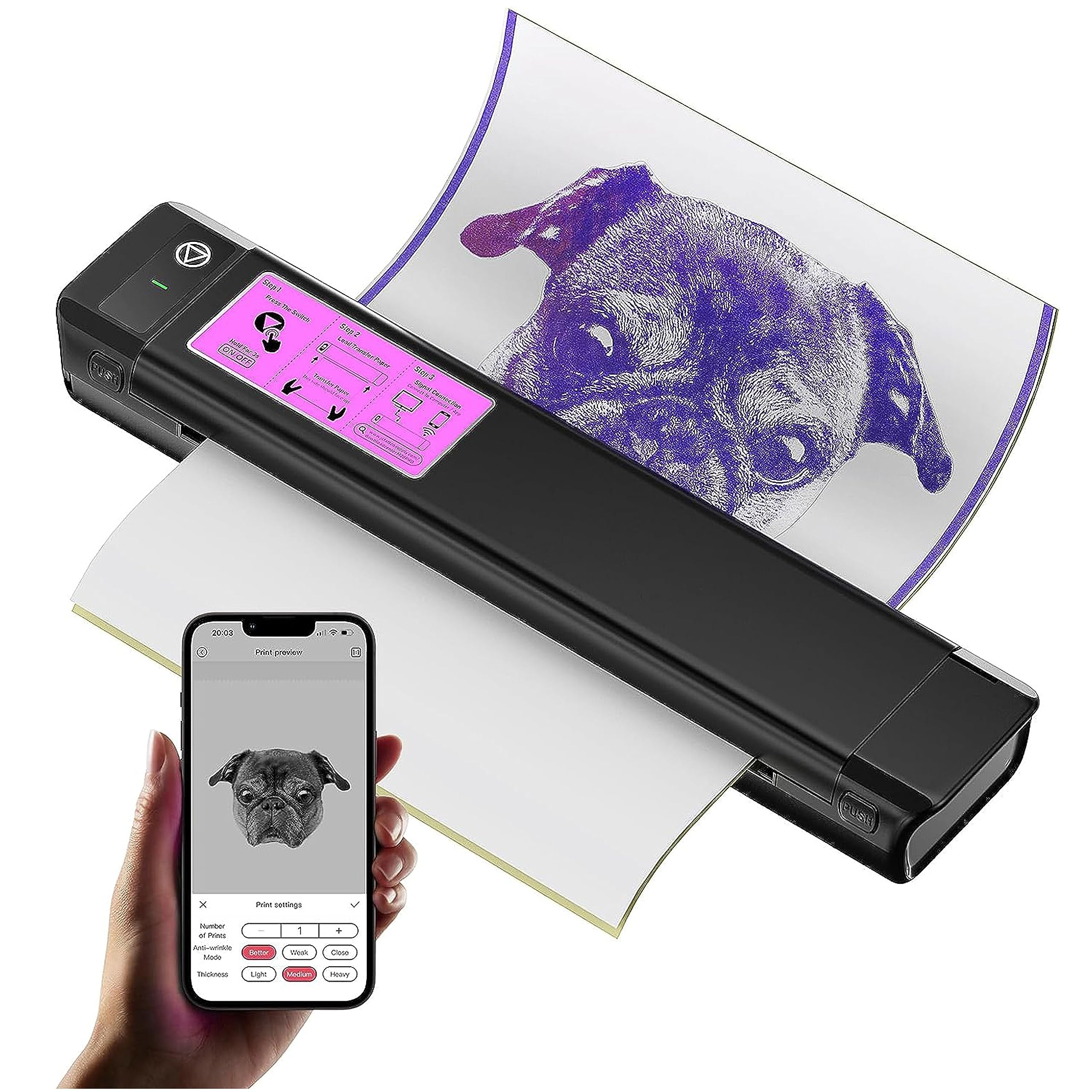 Amazon.com: Element Tattoo Supply - Ozer - Tattoo Stencil Printer Machine - Bluetooth - Slim ...
