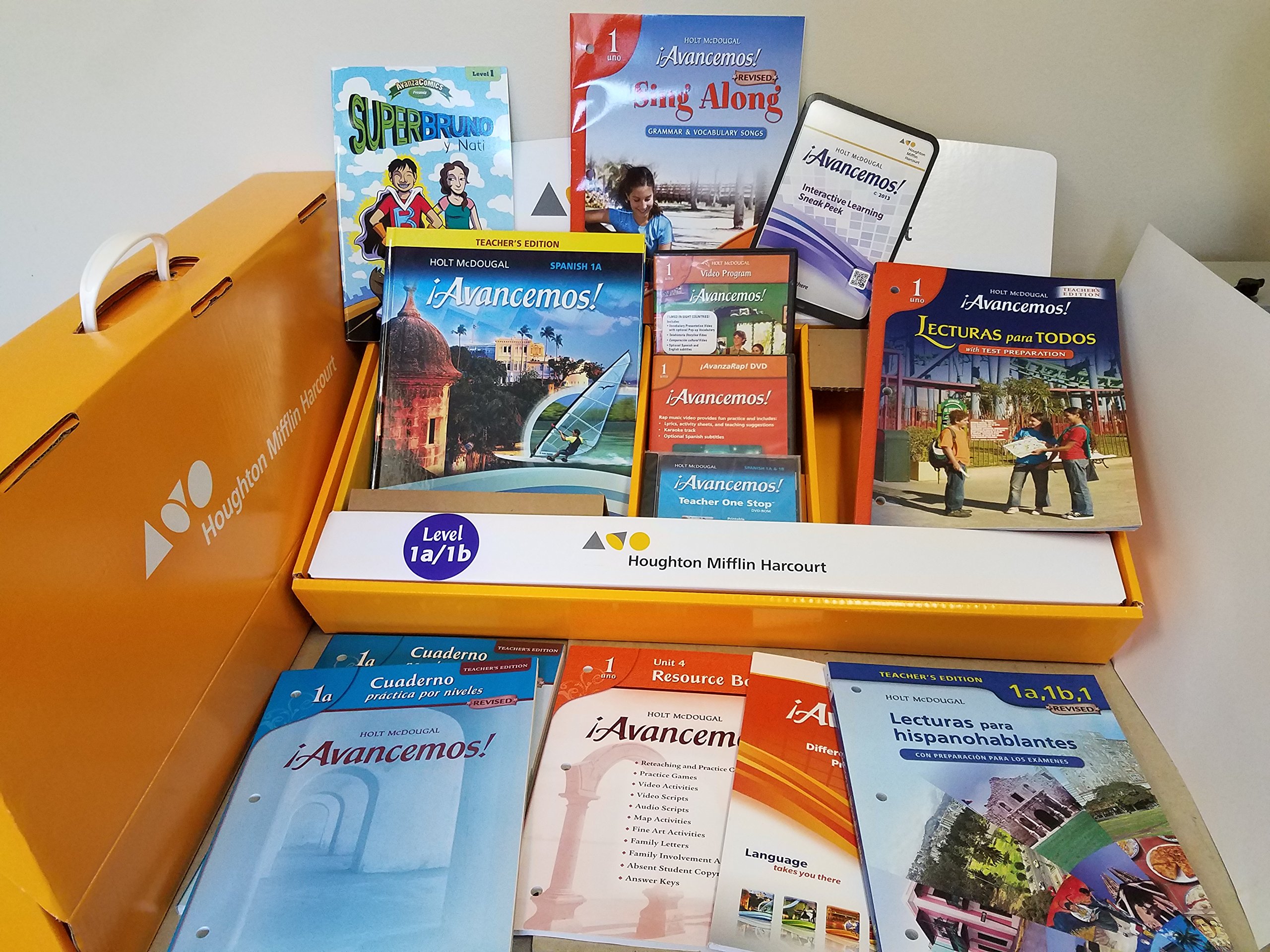 Houghton Mifflin Harcourt Spanish Avancemos! Level 1a/1b Teacher Guide ...