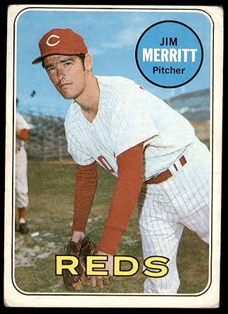 Amazon.com: 1969 Topps # 661 Jim Merritt Cincinnati Reds (Baseball Card ...