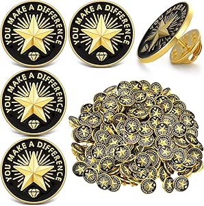 Amazon.com: Liliaafar 150 Pcs You Make a Difference Pin Bulk Employee ...
