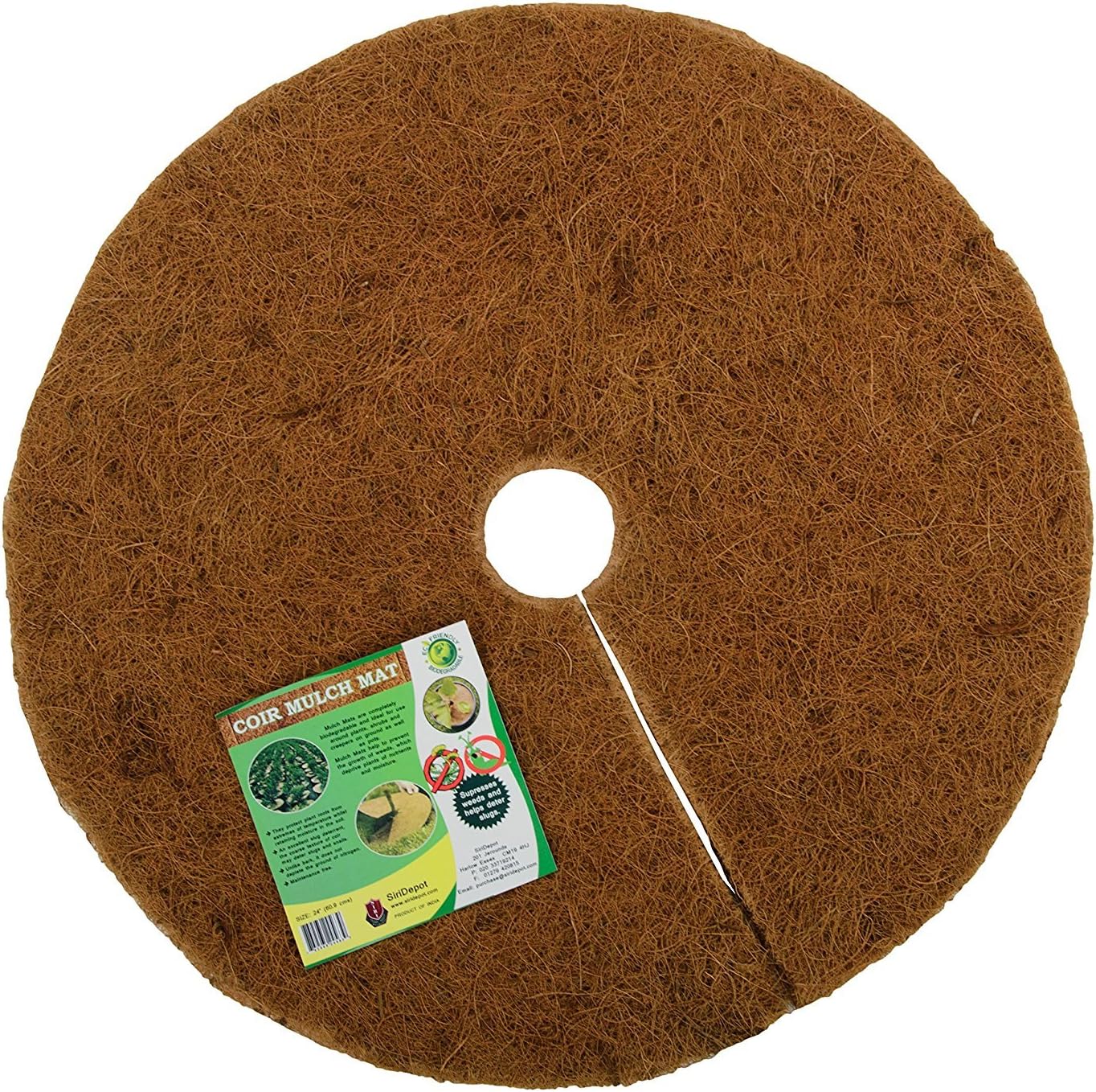 S COCONUT COIR MULCH MATS MOISTURE WEED SLUG CONTROL ECO-FRIENDLY BIO ...