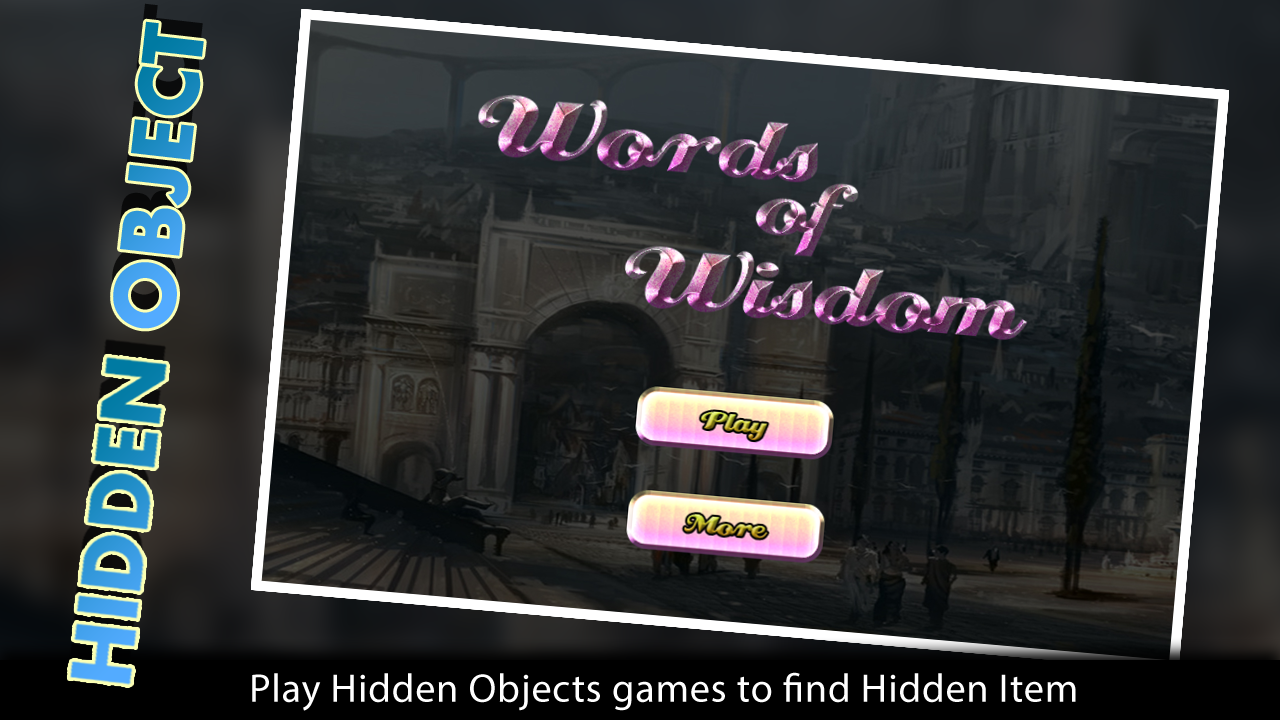 Hidden Object Game : Words of Wisdom:Amazon.com:Appstore for Android