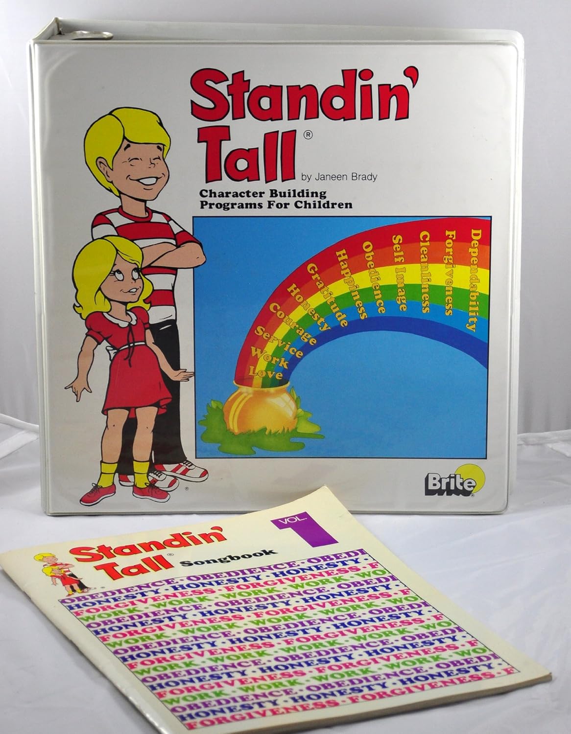 Standin' Tall Character Training Books (Set of 12), Binder and Songbook ...