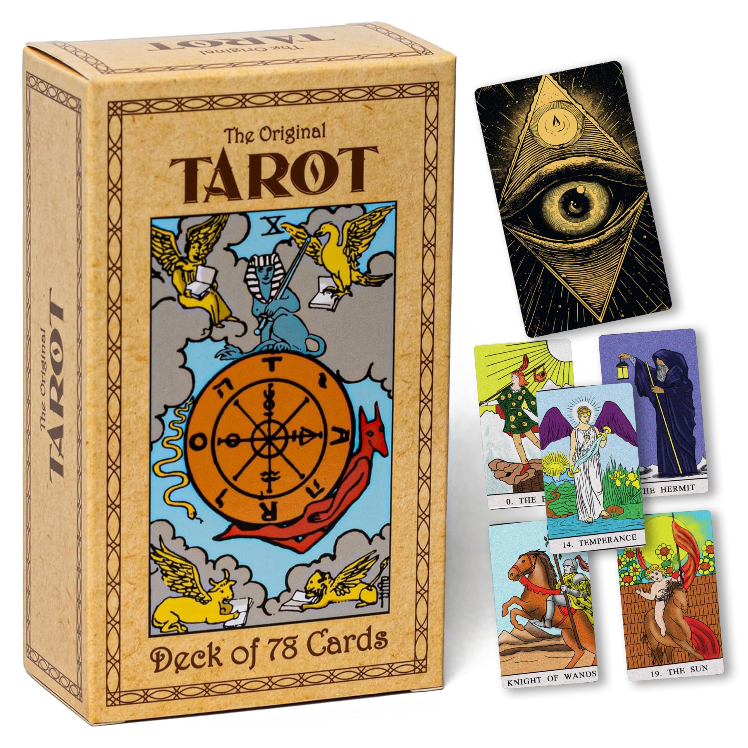 Buy Tarot Card Deck for Fortune Telling, 78 Cards, Original Design ...