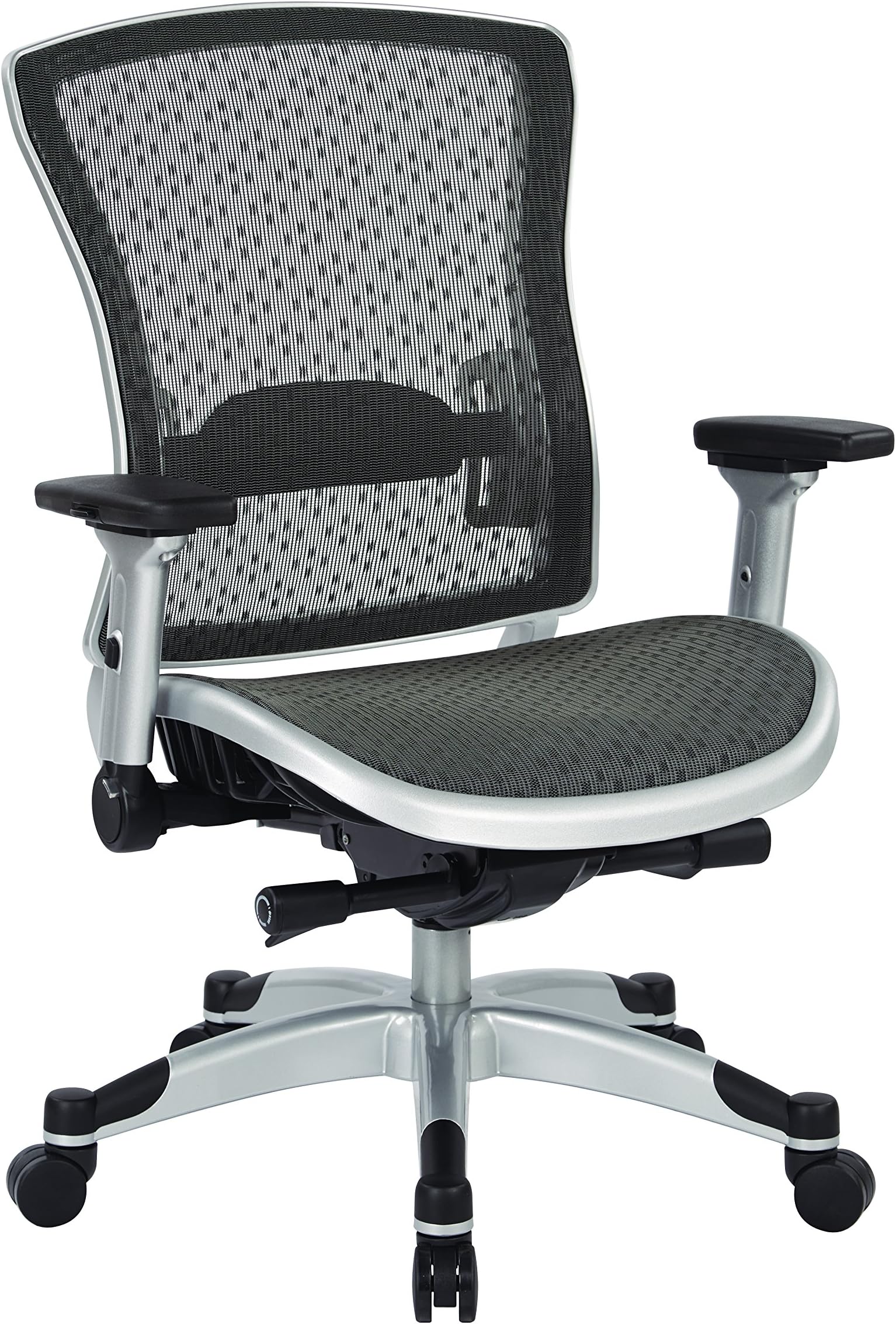 Amazon.com: SPACE Seating Breathable AirGrid Mesh Back and Eco Leather ...