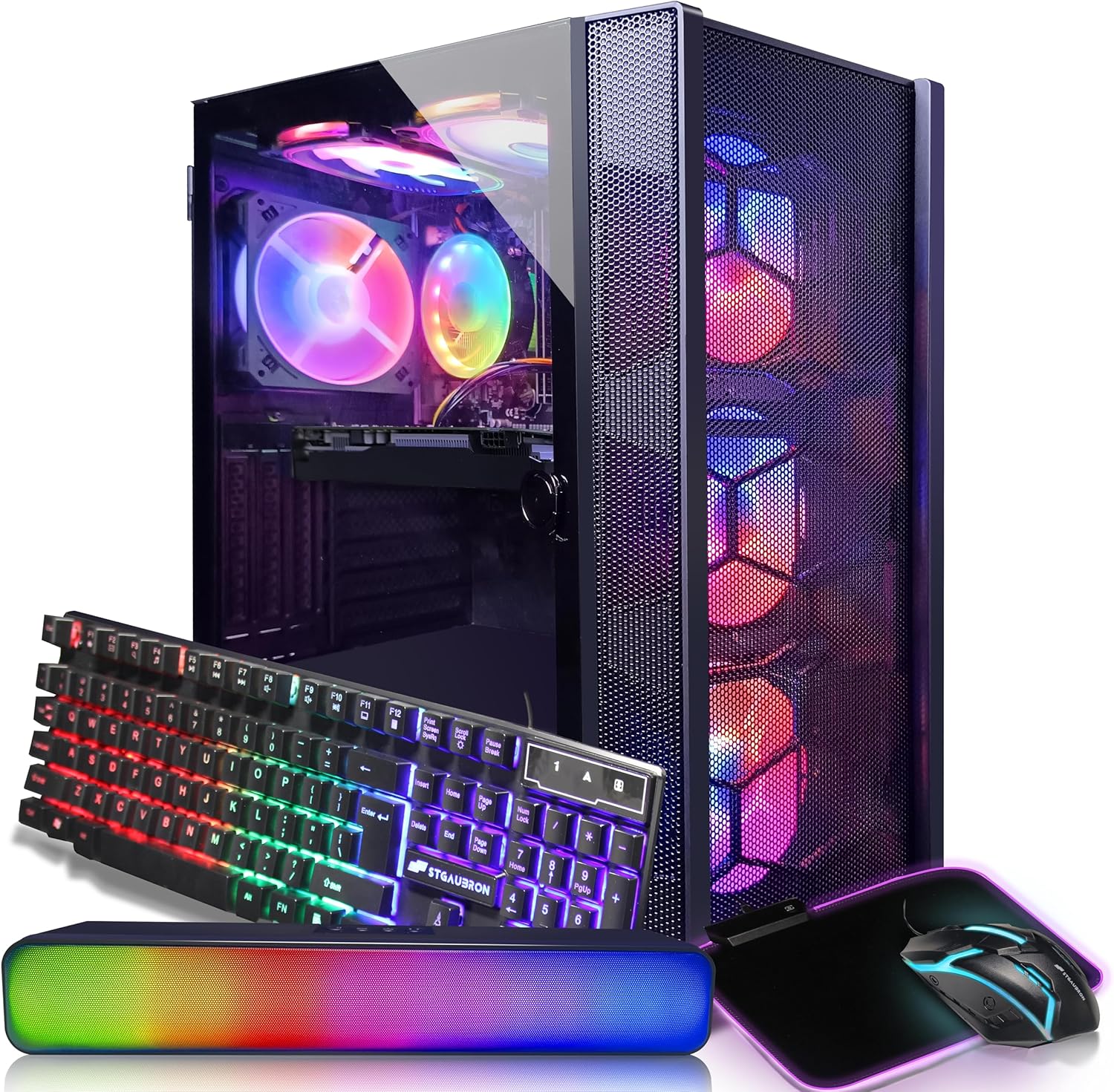 Amazon.com: STGAubron Gaming Desktop PC, Intel Core i7 3.4G up to 3.9G ...