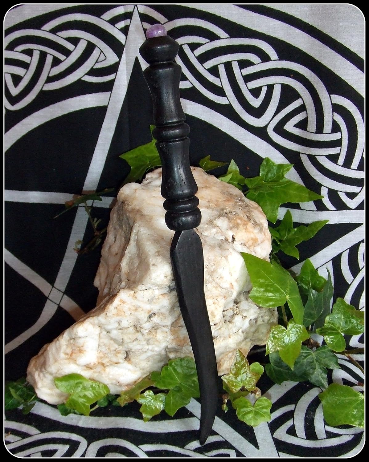 Amazon.com: 9" Ritual Athame handcrafted from 5000 year old Irish Bog ...