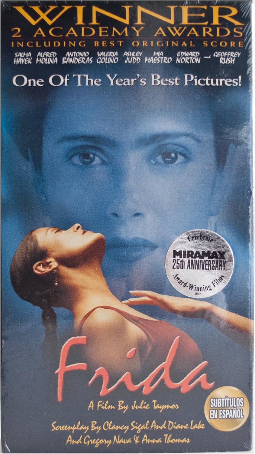 Amazon.com: Frida [VHS] : Salma Hayek, Alfred Molina, Geoffrey Rush ...