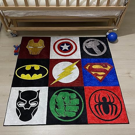 Amazon.com: Rugendary Super Hero Rug Fantastic Area Rug Kids Room ...