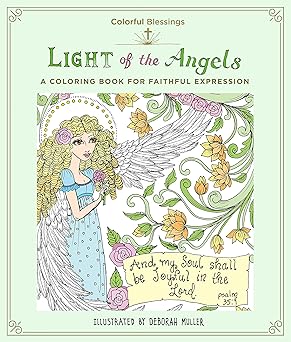 Amazon.com: Colorful Blessings: Light of the Angels: A Coloring Book of ...