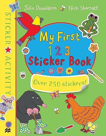 My First 123 Sticker Book : Donaldson, Julia, Sharratt, Nick: Amazon.co ...