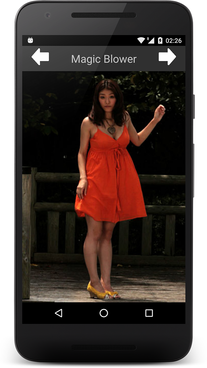 Magic Blower - Blow the skirt:Amazon.de:Appstore for Android