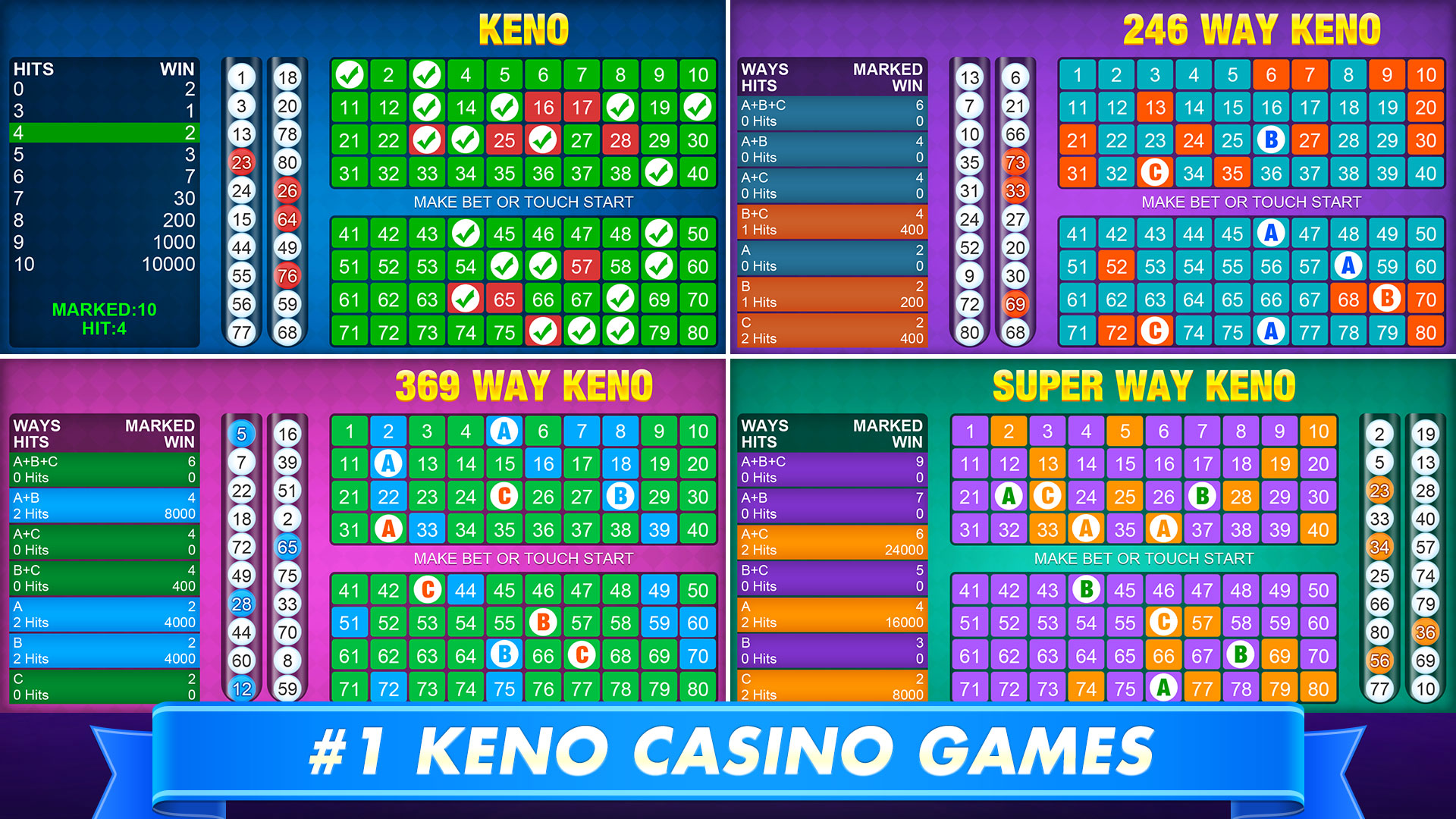 Keno: Keno Casino - Keno games free, Keno games with bonus, Keno games for kindle fire, Best ...