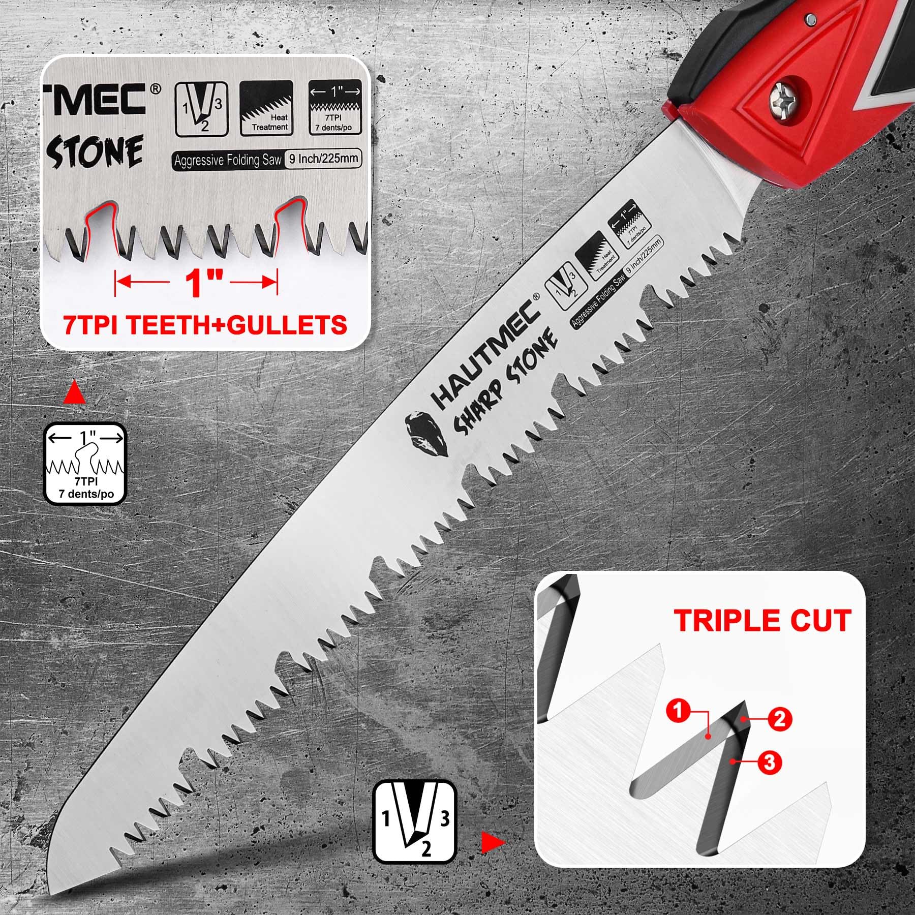 Snapklik.com : 9" Pruning Hand Saw, Pro Folding Saw Of Sharp Stone ...