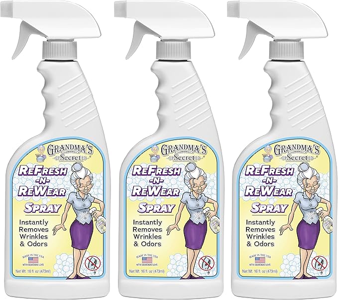 Amazon.com: Grandma's Secret Refresh N ReWear Spray - Instantly Removes ...