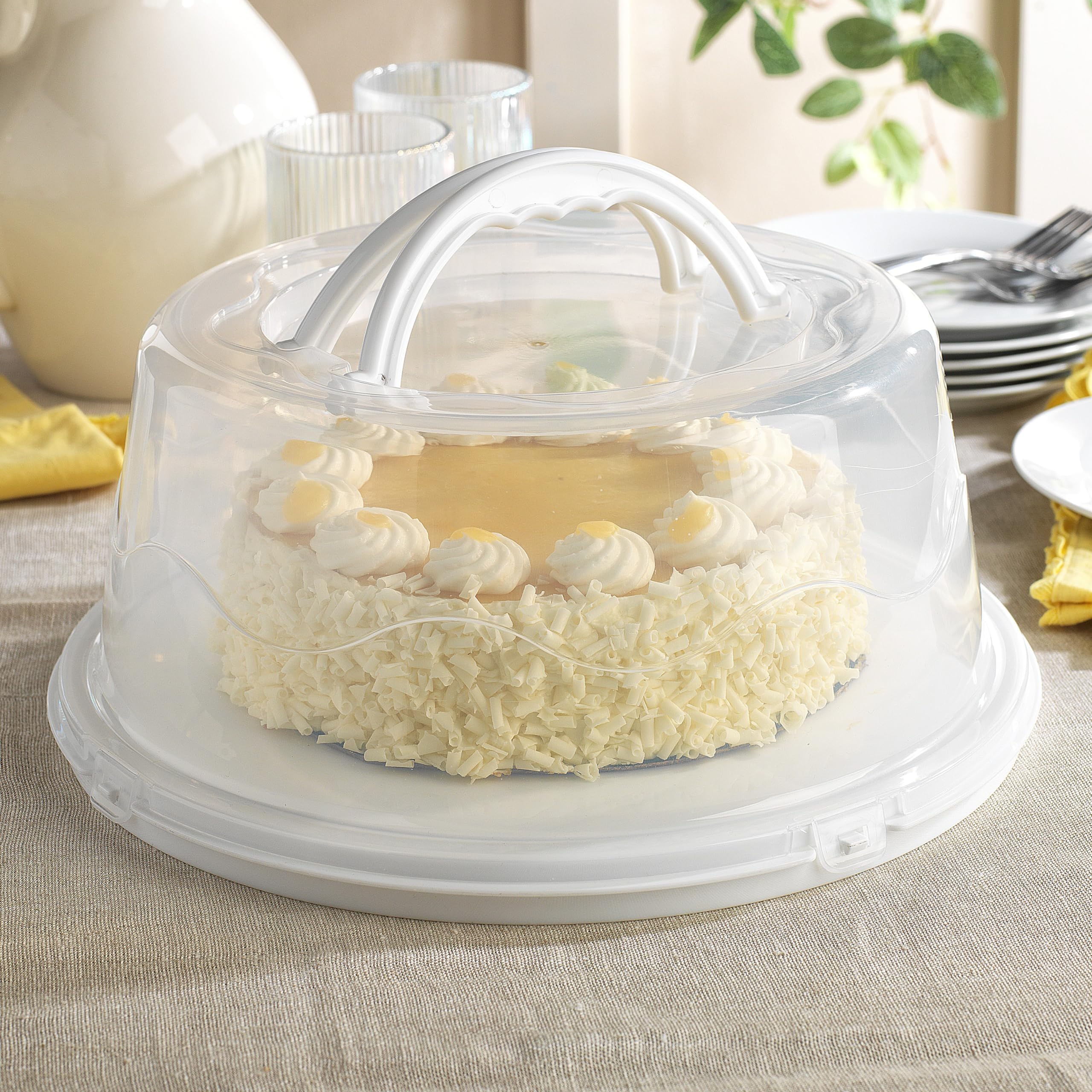 Amazon.com | WIlton Cake Carrier and Server with Locking Lid: Cake ...