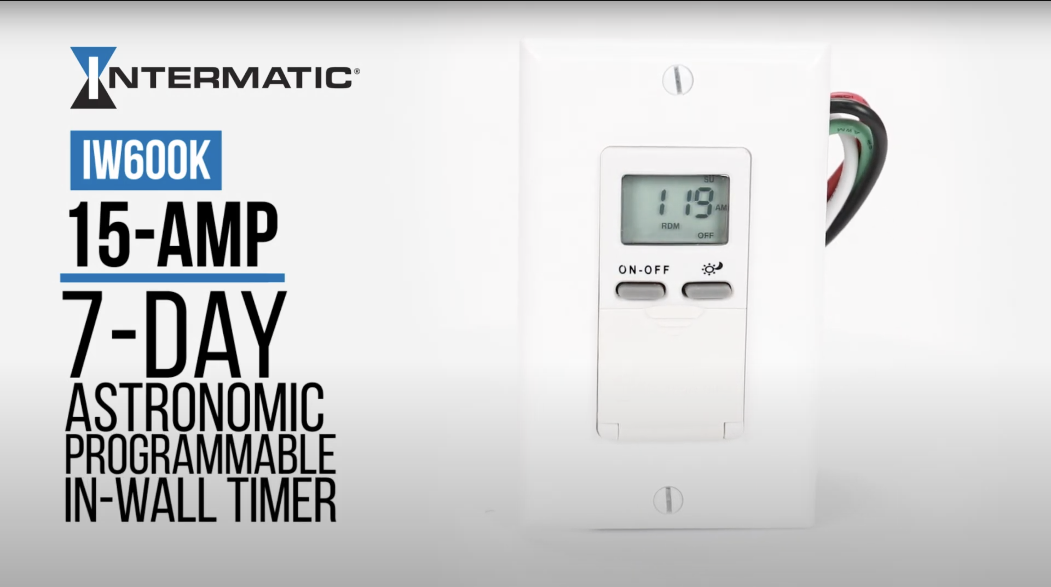 Watch Do More with the IW600K In-Wall Timer from Intermatic on Amazon Live