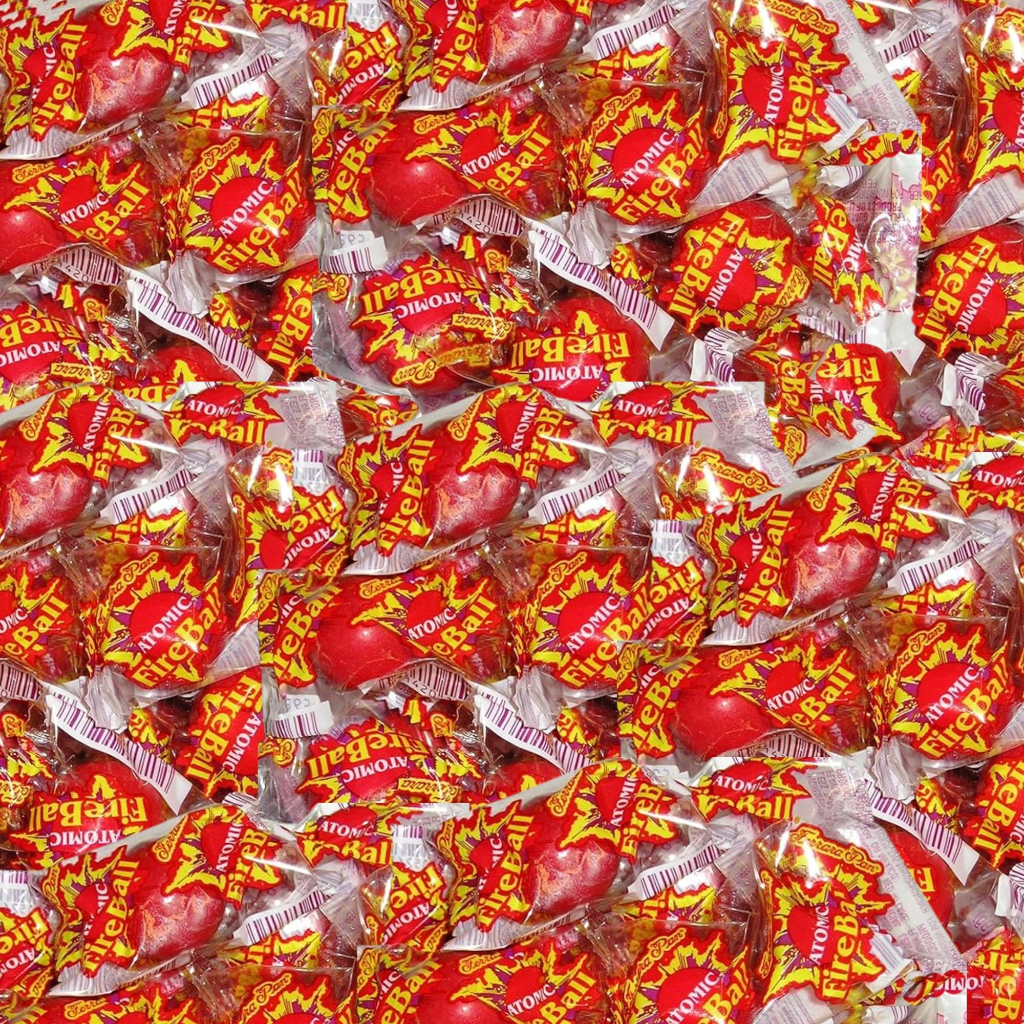 Amazon.com : ATOMIC FireBall Candy Jawbreakers Hot 1lb : Hard Candy ...