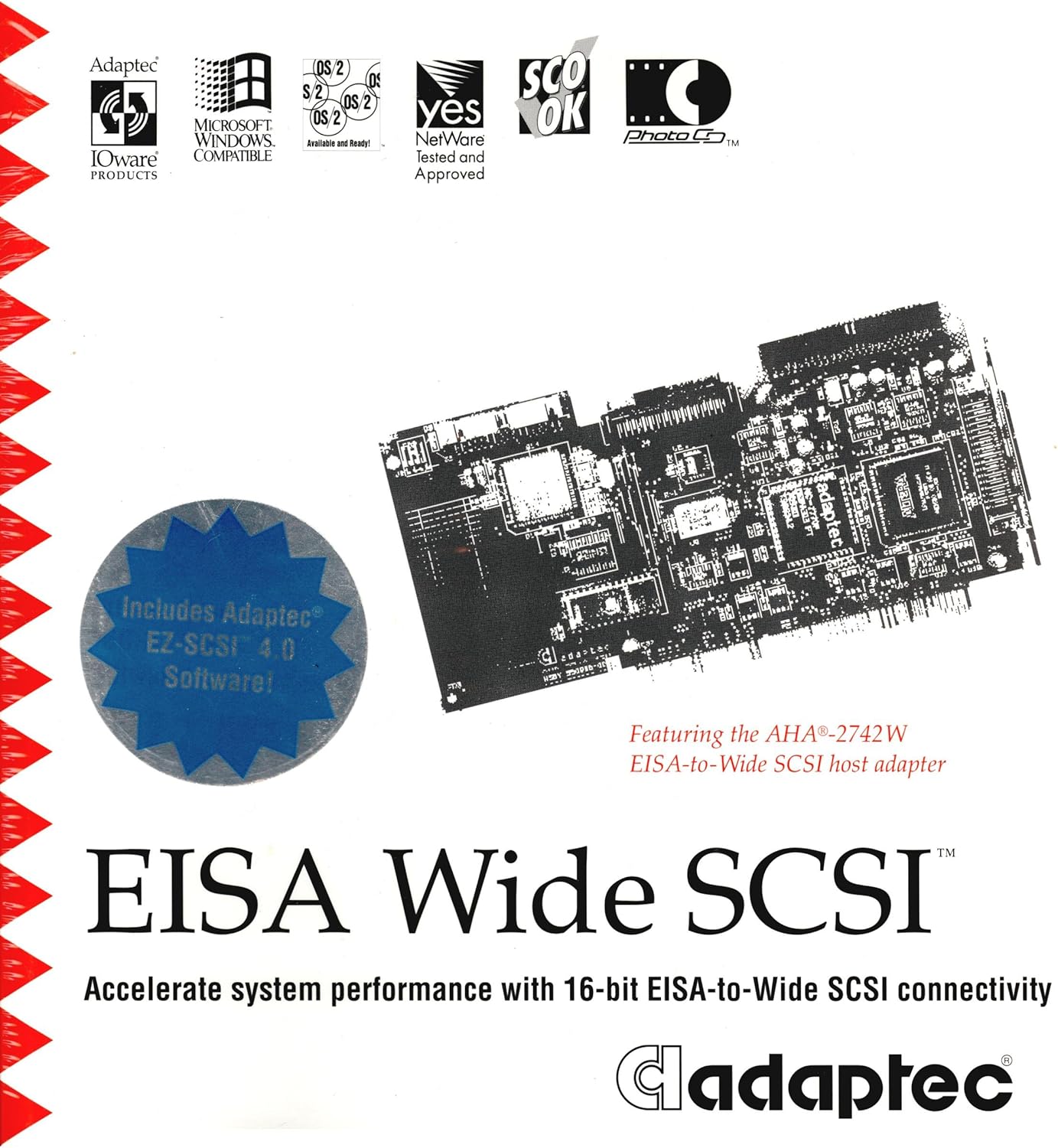 Amazon.co.jp: Adaptec AHA-2742W EISA ワイド SCSI ホストアダプタ : パソコン・周辺機器