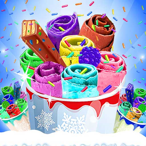 Ice Cream Roll Maker - Ice Popsicle & ice cream cone cooking games ...