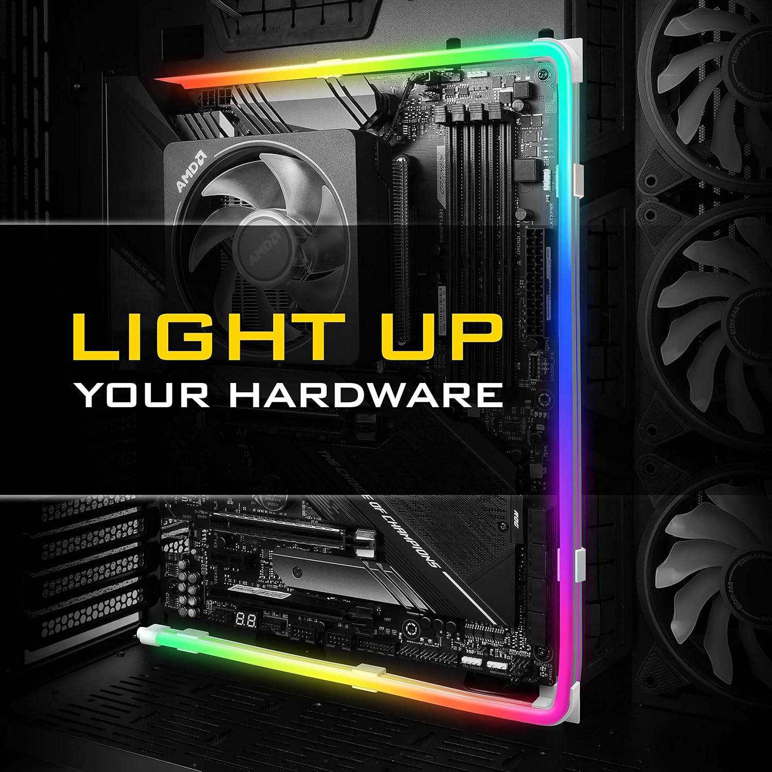 Buy EZDIY-FAB Premium Addressable LED Strip Kit for PC 5V ARGB ...