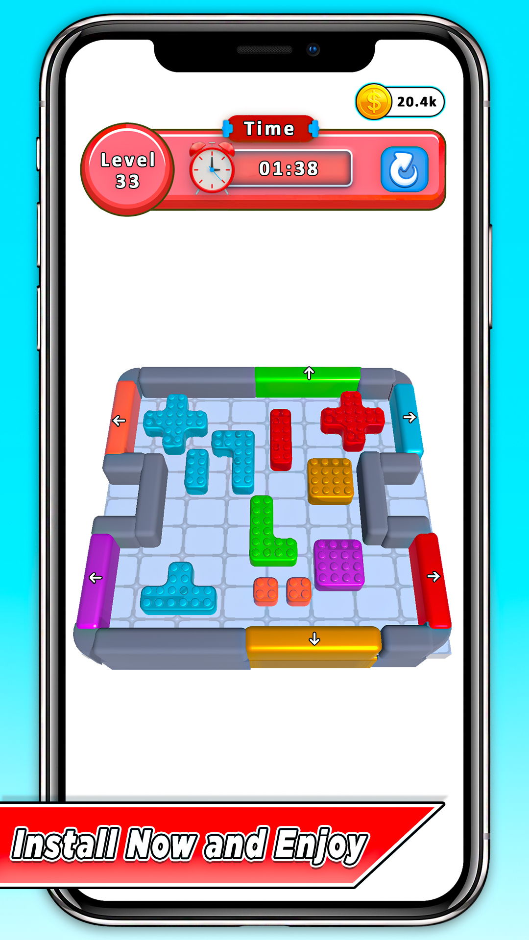 Color Block Puzzle Jam: Escape & Match Blocks in Sorting Challenge ...