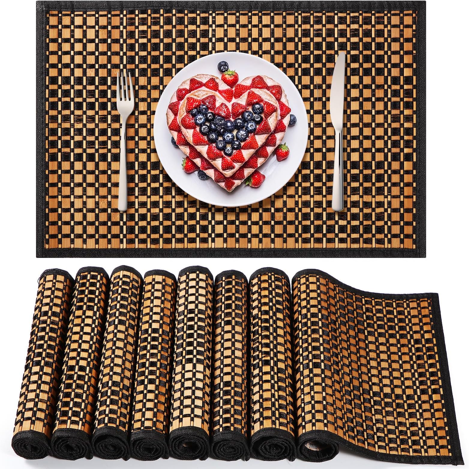 Amazon.com: Tea Ceremony - Kung Fu Tea Set Mat Natural Bamboo Tablemat ...