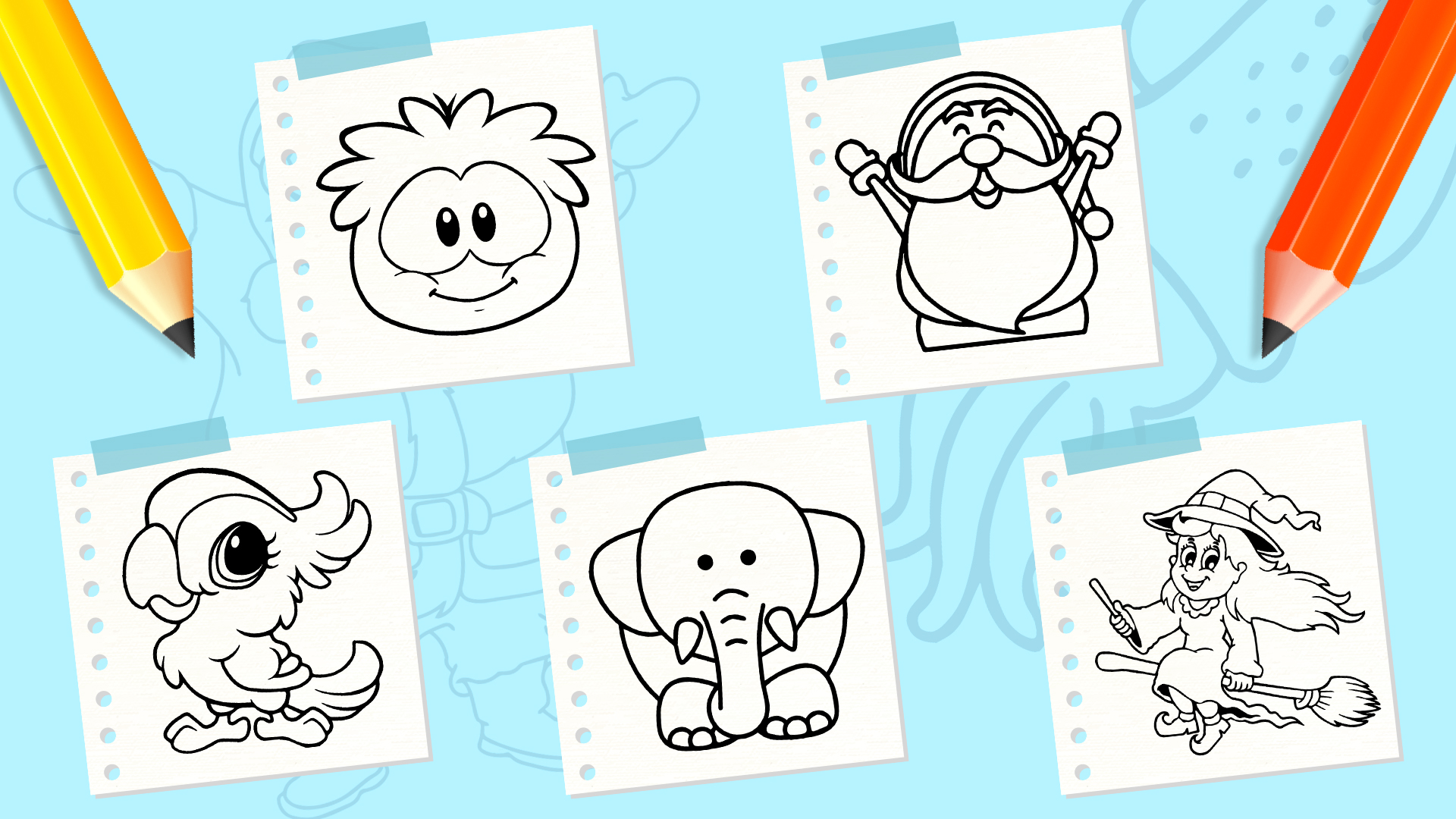 Learn to Draw and Color Cartoons - Coloring Book - Aplicativo na Amazon ...