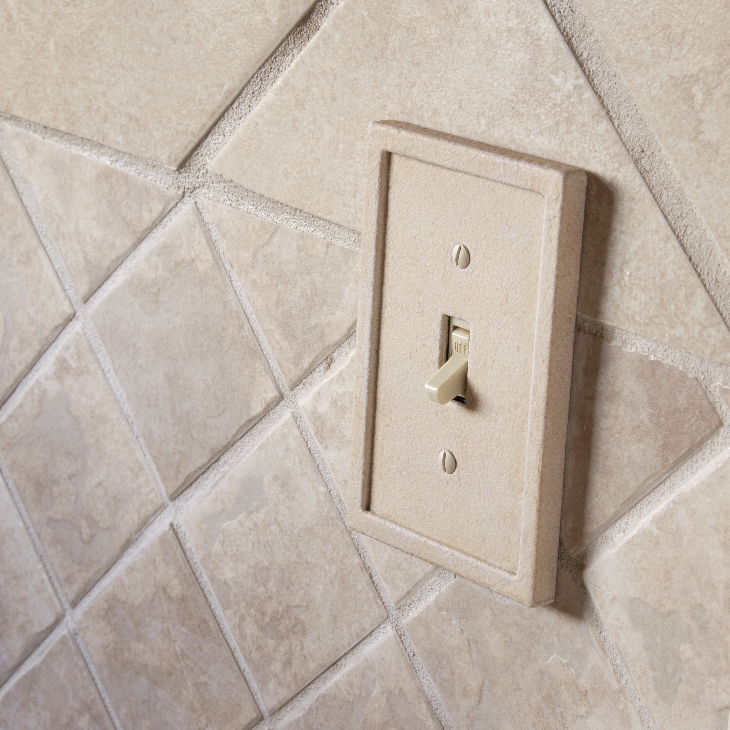 Travertine Switch Covers QUESTECH Cast Stone Combination Switch Wall 2
