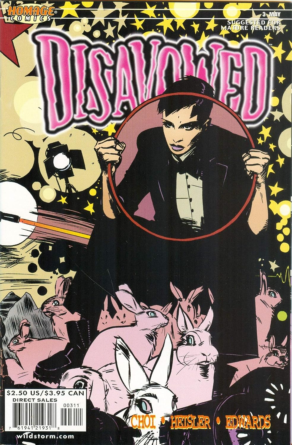 Amazon.com: Disavowed, No.3; May 2000: Brandon Choi: Books