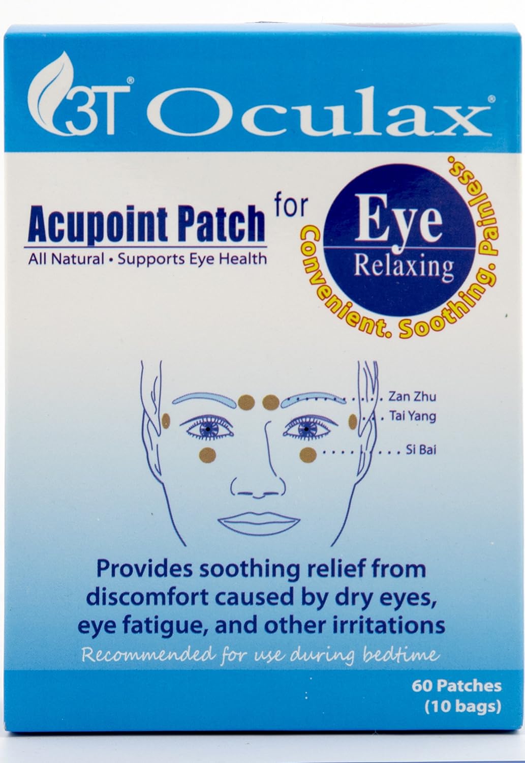 Amazon.com: 3T Oculax - Acupoint Patches for Eye Relaxation and Relief ...