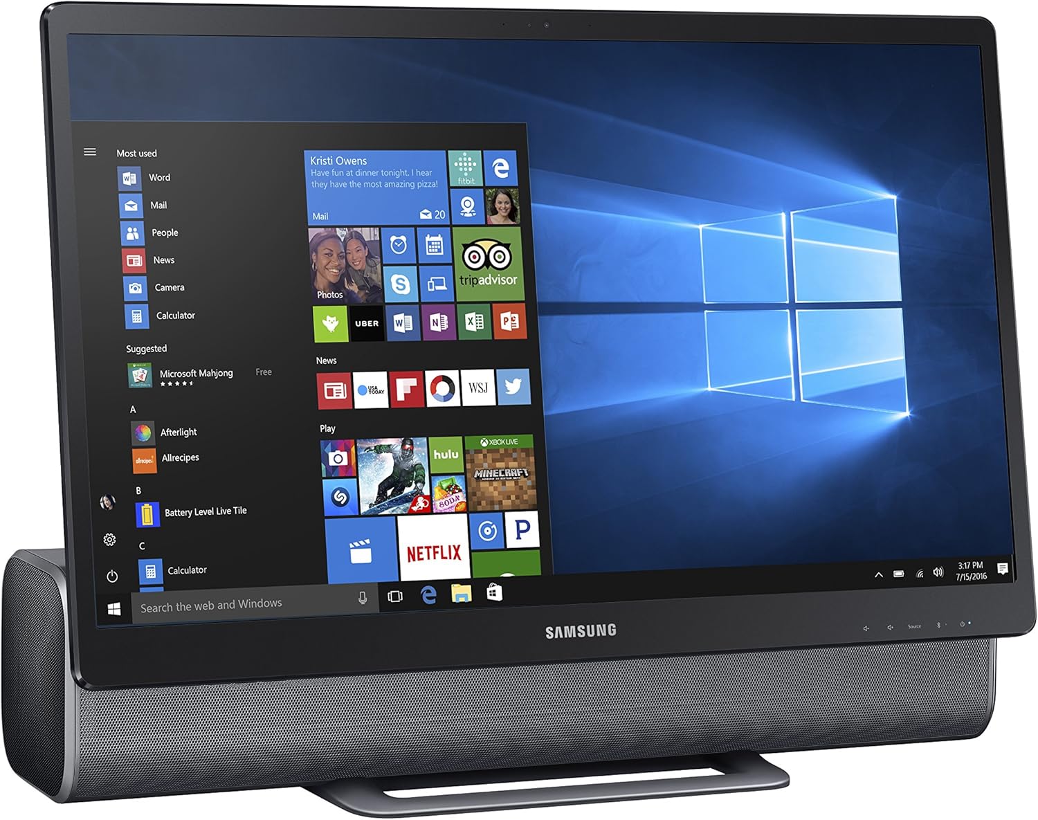 Samsung DP710A4M-L01US computadora táctil Todo en uno de 23.8 Pulgadas ...