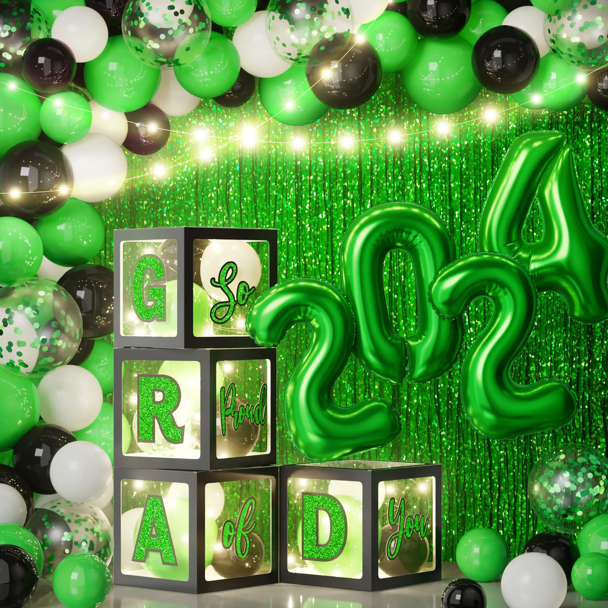 Amazon.com: Ecomore Graduation Party Decorations Class of 2024-86 PCS ...