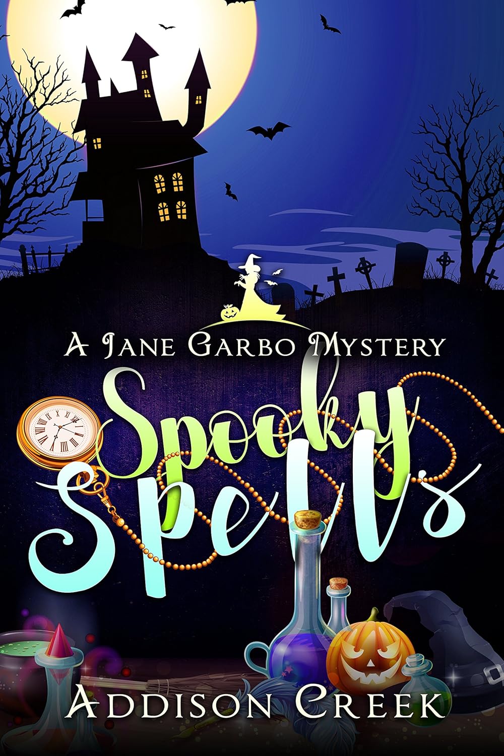 Amazon.com: Spooky Spells (Jane Garbo Mysteries Book 2) eBook : Creek ...