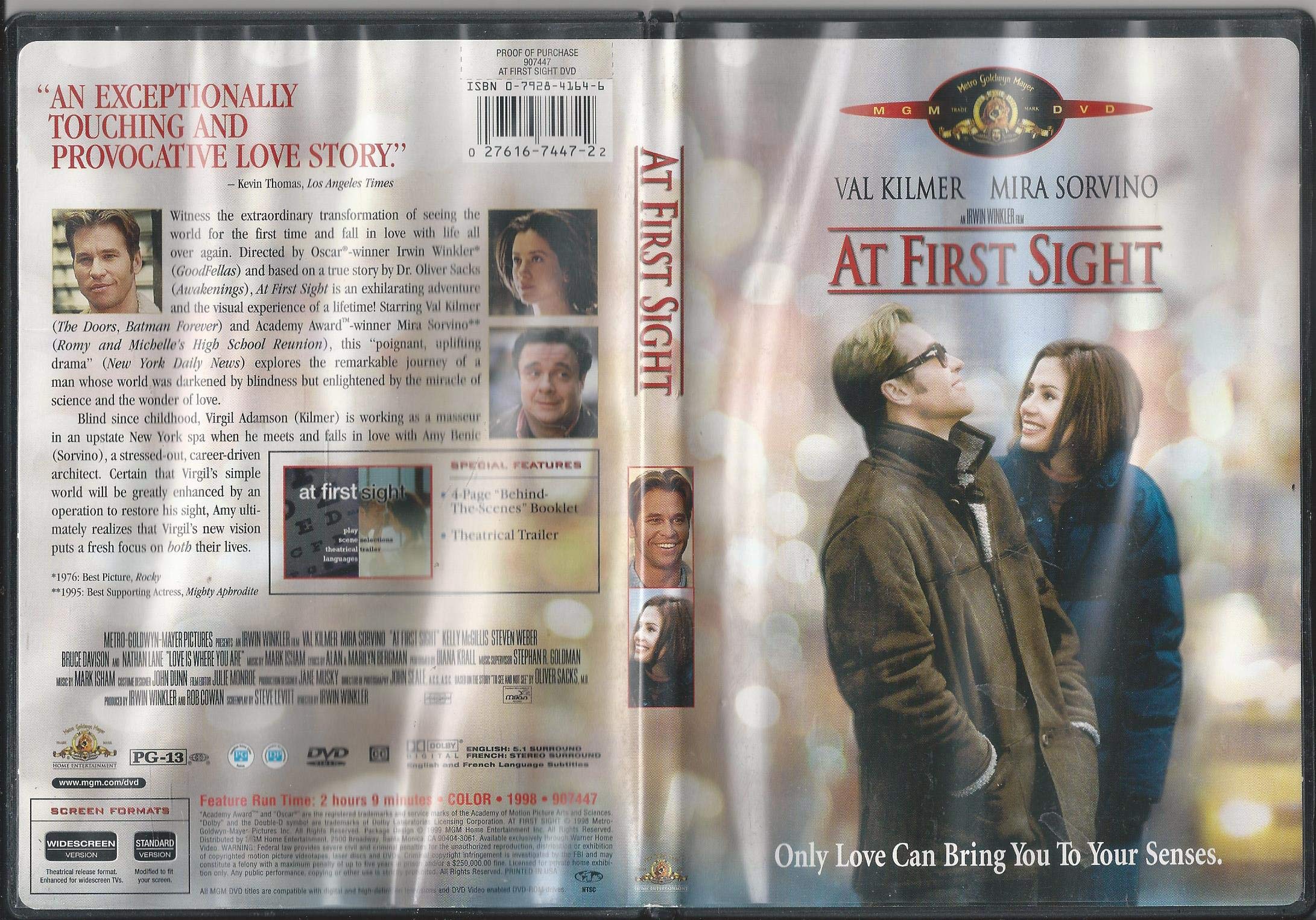 Amazon.com: At First Sight [DVD] : Val Kilmer, Mira Sorvino, Kelly ...