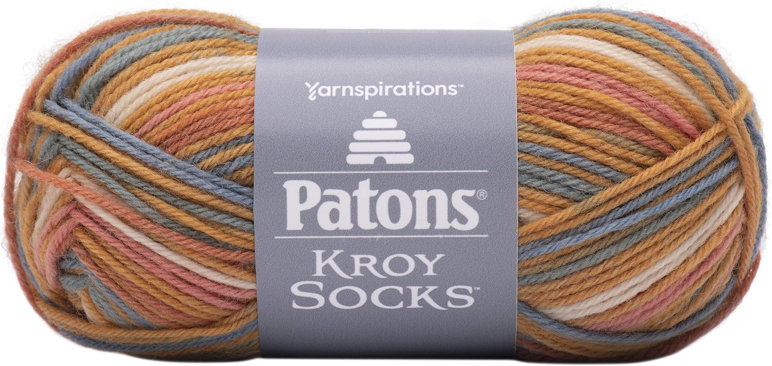 Amazon.com: Patons Kroy Socks Yarn, 2-Pack, Woodsie
