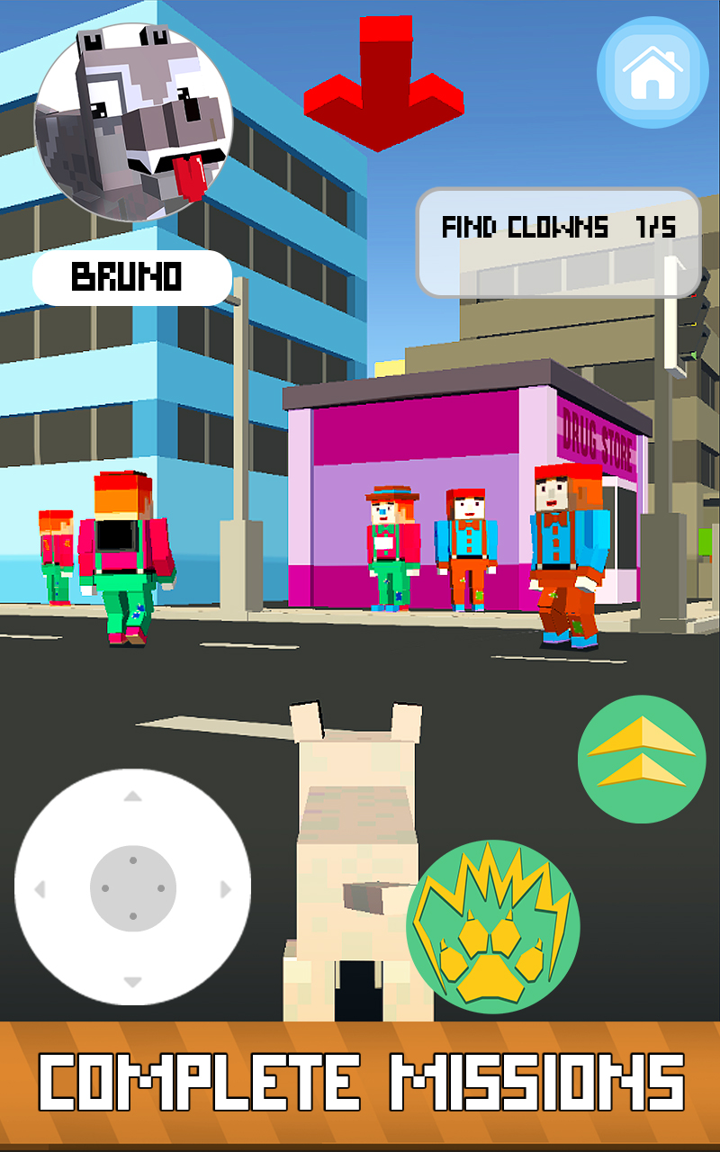 Virtual Blocky Dog - Care for a Blocky Pet! - App on Amazon Appstore