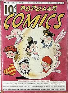 Amazon.com: POSTER comics cover Dell Popular 4 Vintage Wall Art Print A3 replica: Posters & Prints