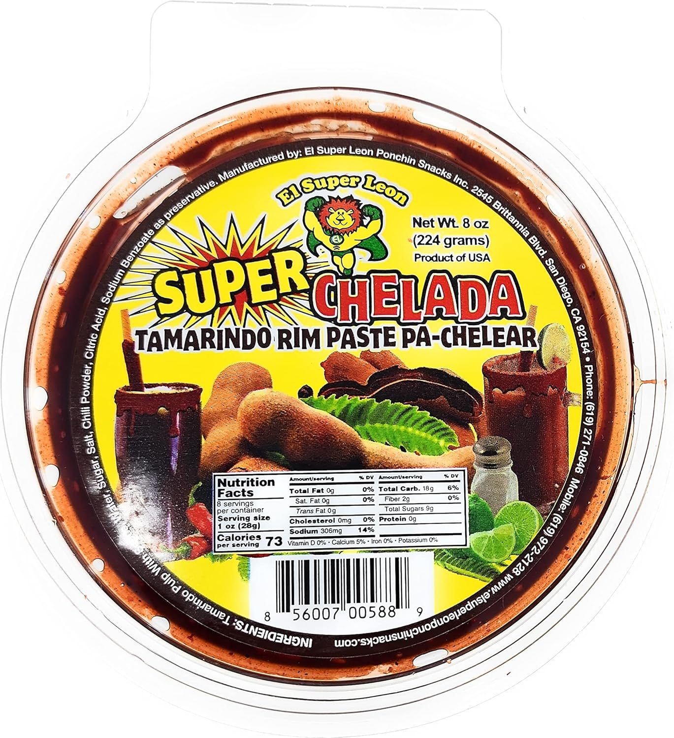 Amazon.com: El Super Leon | Super Chelada | Tamarindo Rim Paste Pa ...
