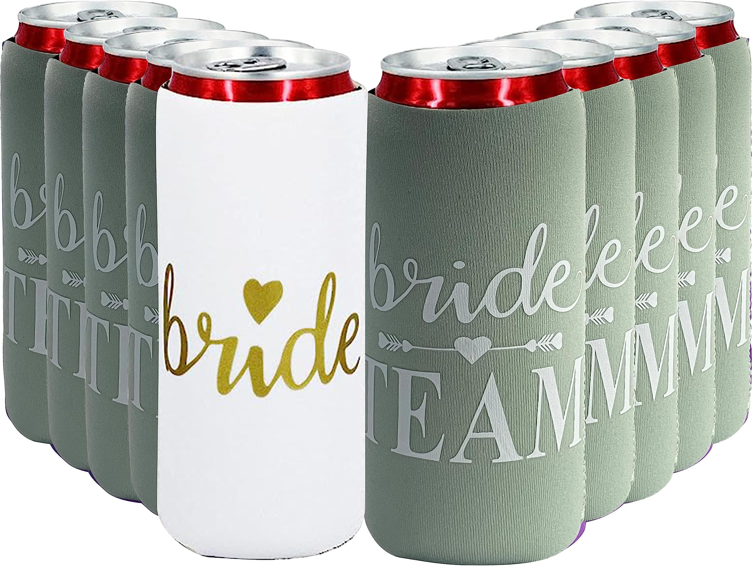 Amazon.com: 12 Pcs Bachelorette Party Can Sleeves Cowgirl Slim Can Let ...