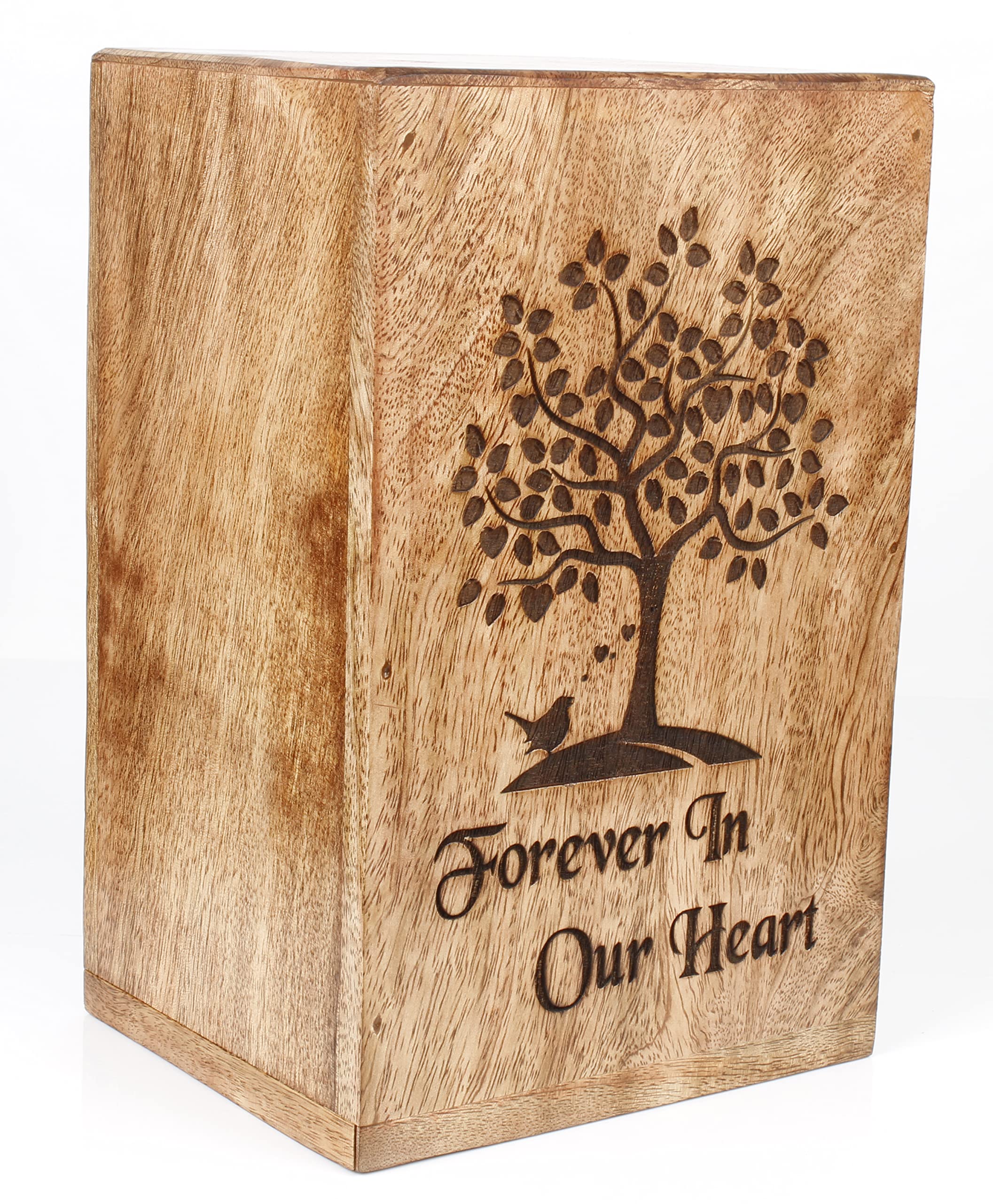 Amazon.com: Wooden Tree of Life Urn Box for Human Ashes, Cremation ...