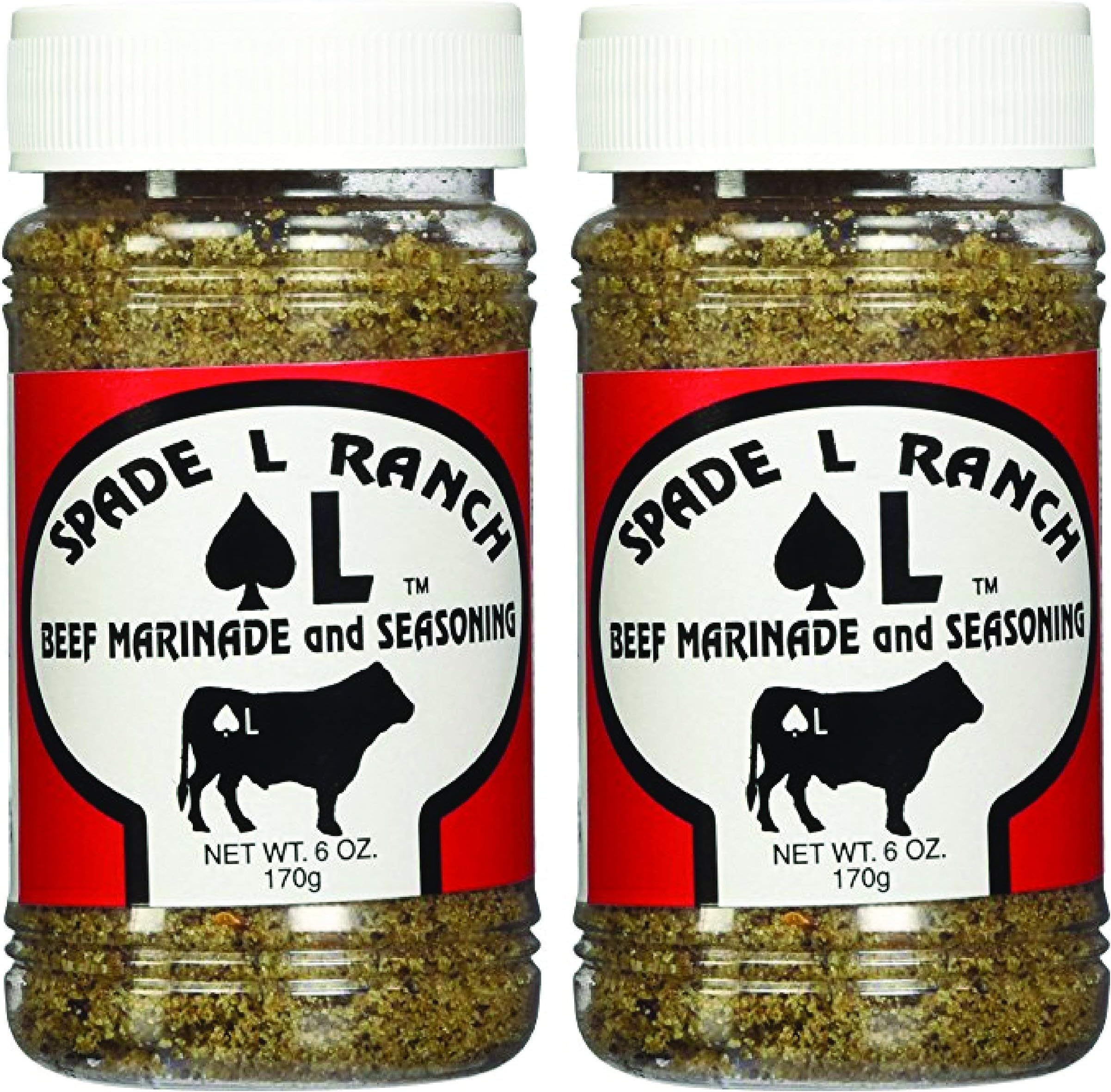 Amazon.com : Spade L Ranch Beef Marinade and Seasoning 6 Oz. (Pack of 2 ...