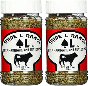 Spade L Ranch Beef Marinade and Seasoning 6 Oz. (Pack of 2) : Amazon.co ...