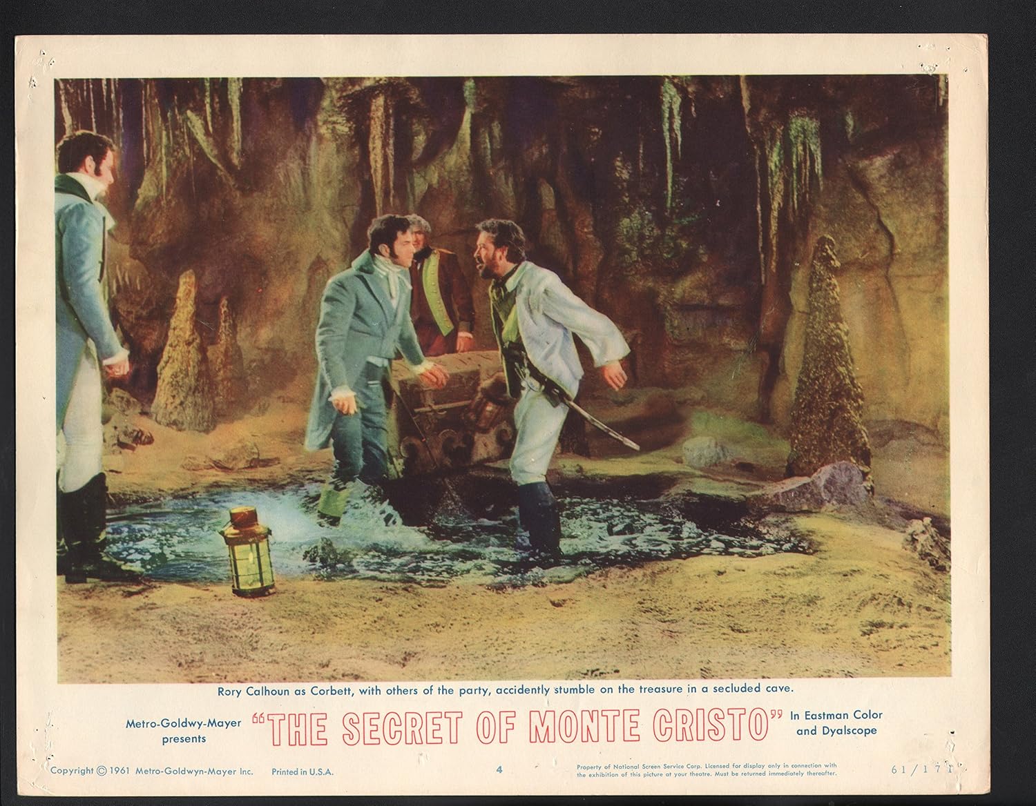 Amazon.com: MOVIE POSTER: Secret of Monte Cristo Lobby Card-Rory ...