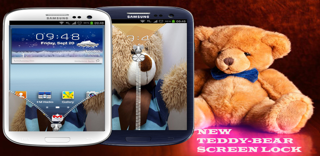 NEW TEDDY BEAR SCREEN LOCK:www.amazon.com:Appstore for Android