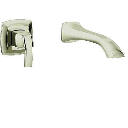 Moen WT371BN Glyde Single Handle Wall Mount Filler High Flow Tub Faucet ...